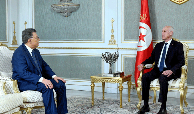 Tunisie: Kais Saied s'entretient avec Brahim Bouderbala