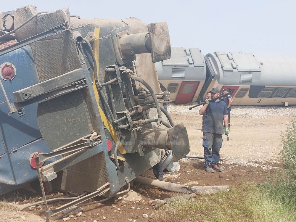 Déraillement du train Tunis-Gabès à Sousse - Directinfo