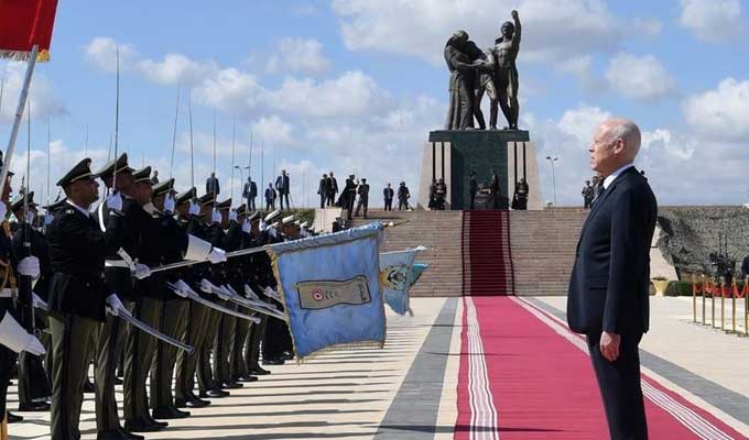 Kaïs Saïed rend hommage aux martyrs du 9 avril 1938 à Séjoumi