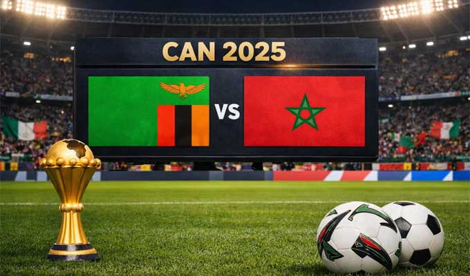 CAN 2025 – Groupe A / Zambie vs Maroc: Lien streaming, chaîne tv pour ...
