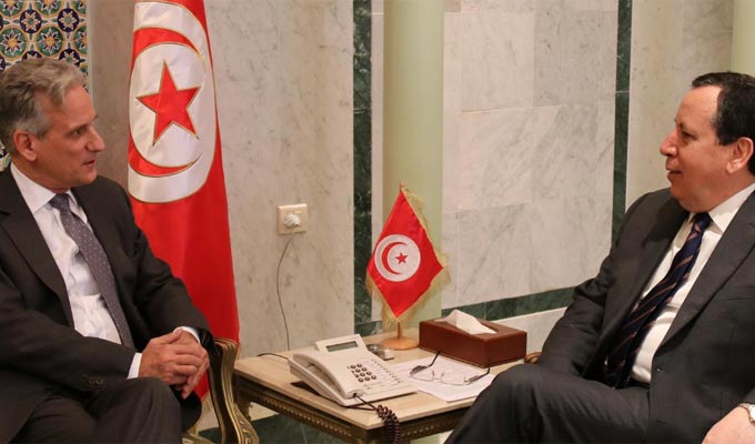 Tunisie-Italie: Khémaies Jhinaoui reçoit Raymond Di Cardona - WMC