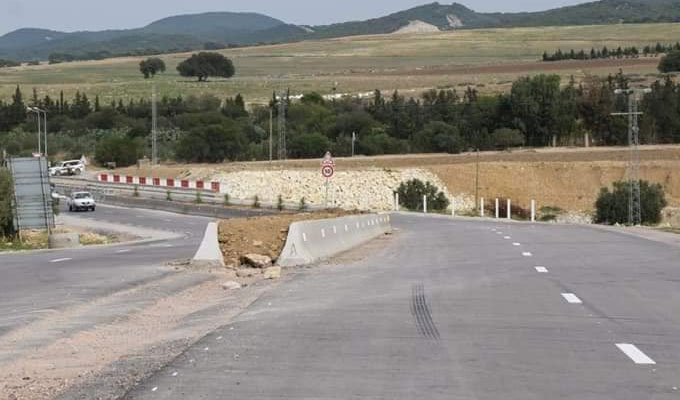 Dernières touches des travaux de dédoublement de la route n°4 reliant ...
