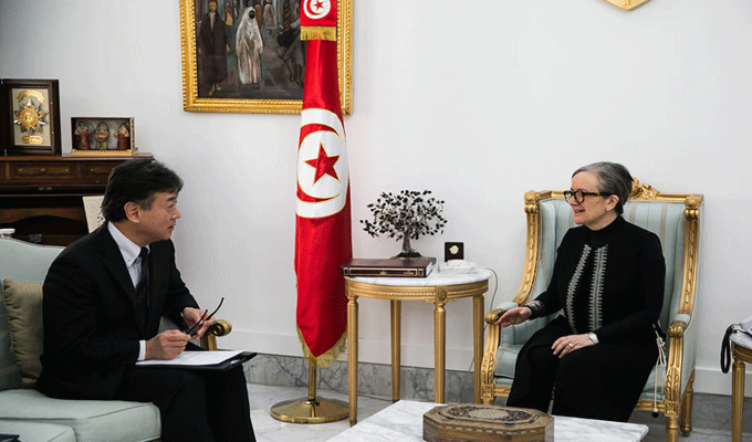 Diplomatie: L'ambassadeur du Japon à Tunis reçu à La Kasbah - WMC