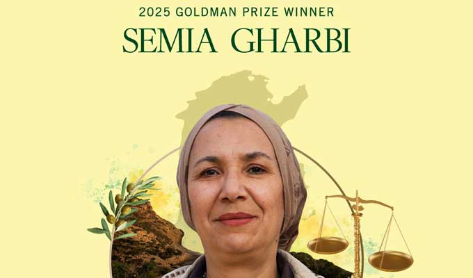Qui est la tunisienne Semia Gharbi lauréate du prix « Nobel vert » pour ...