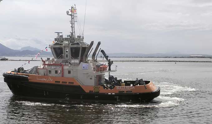 Tunisie : l’OMMP reçoit son premier remorqueur « Bulla Regia » pour ...