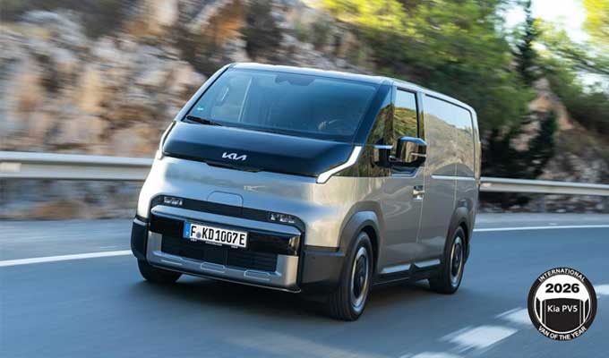 Kia PV5 : le premier fourgon 100 % électrique sacré International Van ...
