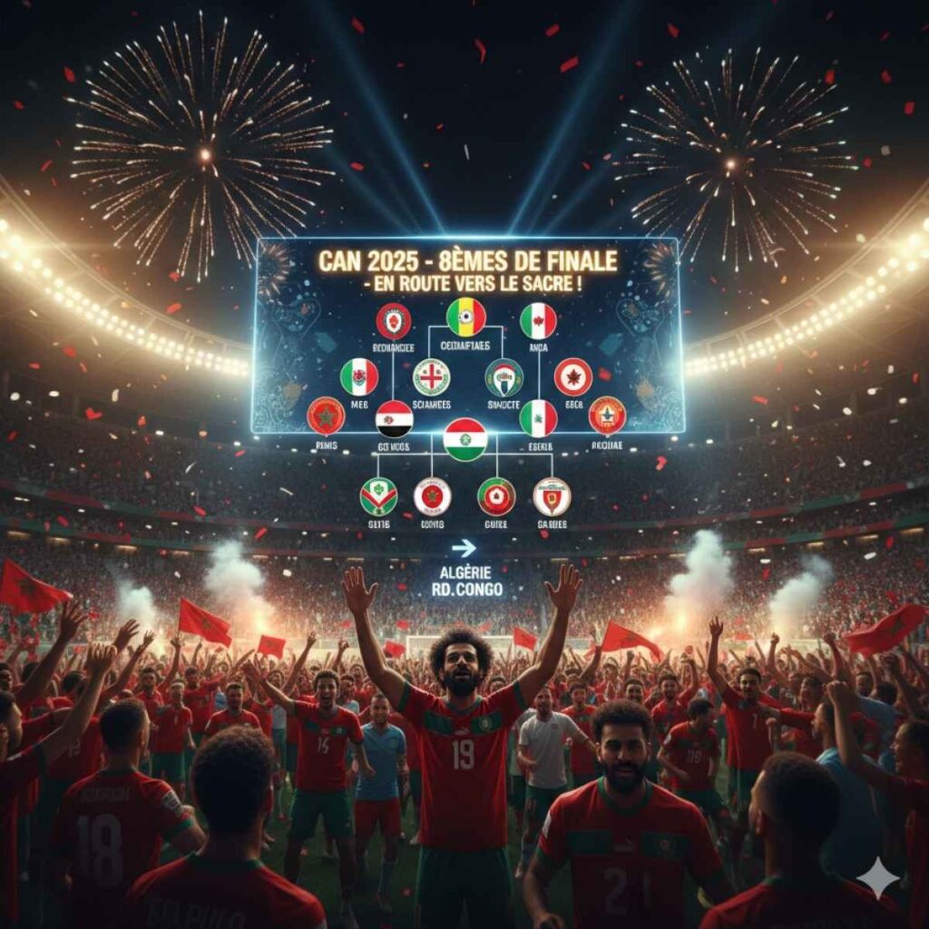 Qualifiés huitièmes de finale, Tableau final CAN, Classement meilleurs ...
